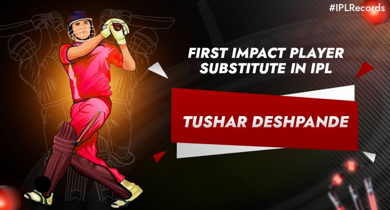 IPL Records: First Impact Player Substitute in IPL